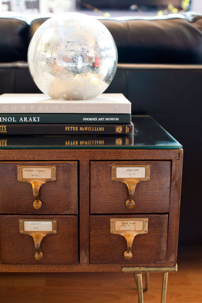 Smart Card Catalog Coffee Table - HomeJelly