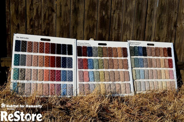 Repurposed Carpet Sample Welcome Mat - HomeJelly