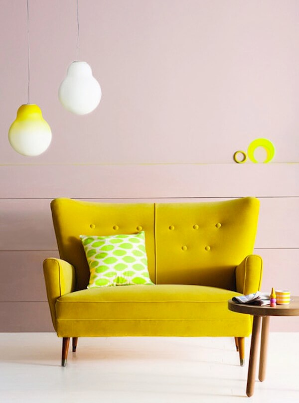 Design A Room With Pops of Chartreuse - HomeJelly
