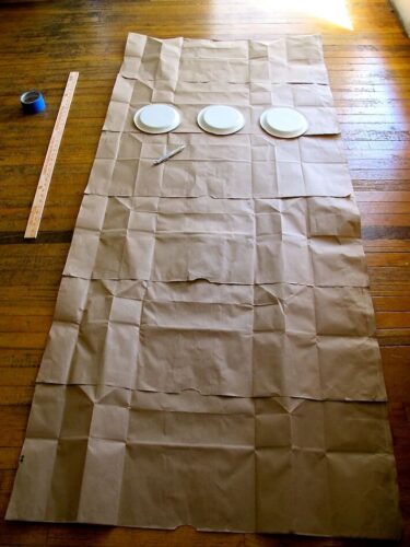 How To Make A Halloween Paper Bag Door Monster - HomeJelly