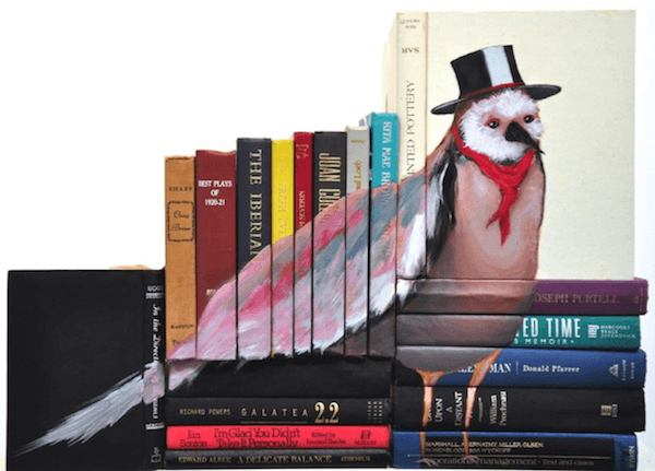 Quirky Book Spine Art Is Decor Storytelling Gold : HomeJelly
