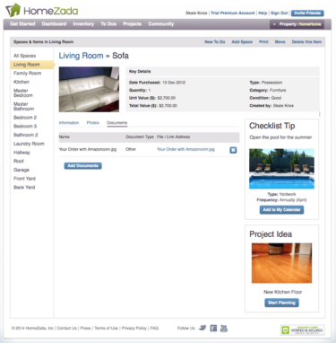 Homezada Home Inventory Software Is The Whole Enchillada - HomeJelly
