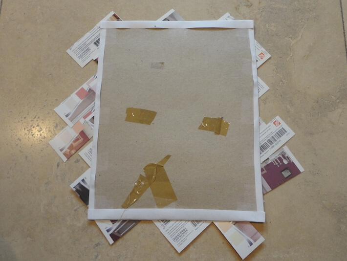 How To Create Paint Chip Chevron-Chic Art - HomeJelly