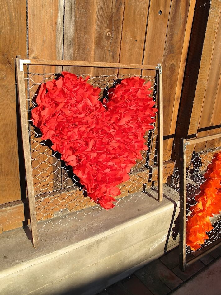 Wedding Decor: Create A Floating Heart & Initials Sign - HomeJelly