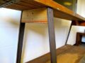 Repurposed Vintage Wooden Scaffolding Plank Turns Tables - HomeJelly