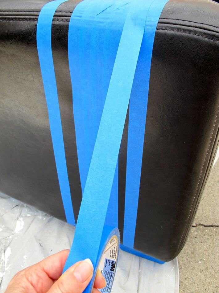 How To Paint A Leather Chair With Flair - HomeJelly