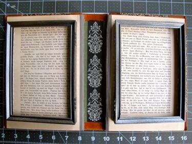 Make An Easy-Peasy Vintage Book Picture Frame - HomeJelly