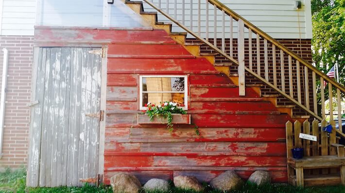 100+ Year Old Barn Wood Repurposed Into a New Garden Shed - HomeJelly