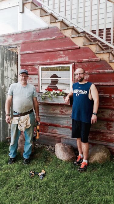 100+ Year Old Barn Wood Repurposed Into a New Garden Shed - HomeJelly