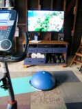 Home Gym Cabinet Upcycled From Trash’d Dresser : HomeJelly
