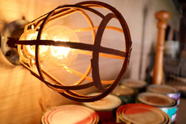 How to 'Rustify' a Plastic Light Cage For a Super Cool, Industrial Look ...