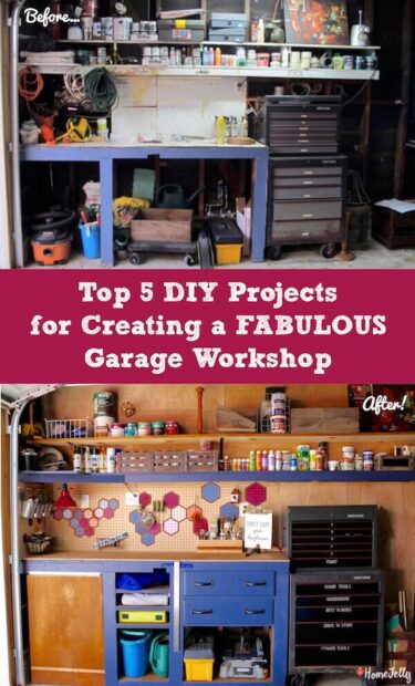 Top 5 DIY Projects For Making a Fabulous Garage Workshop - HomeJelly