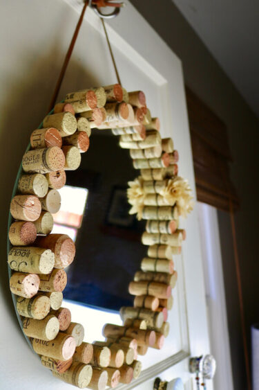 How To Craft an Anthropologie-Inspired Cork Mirror - HomeJelly