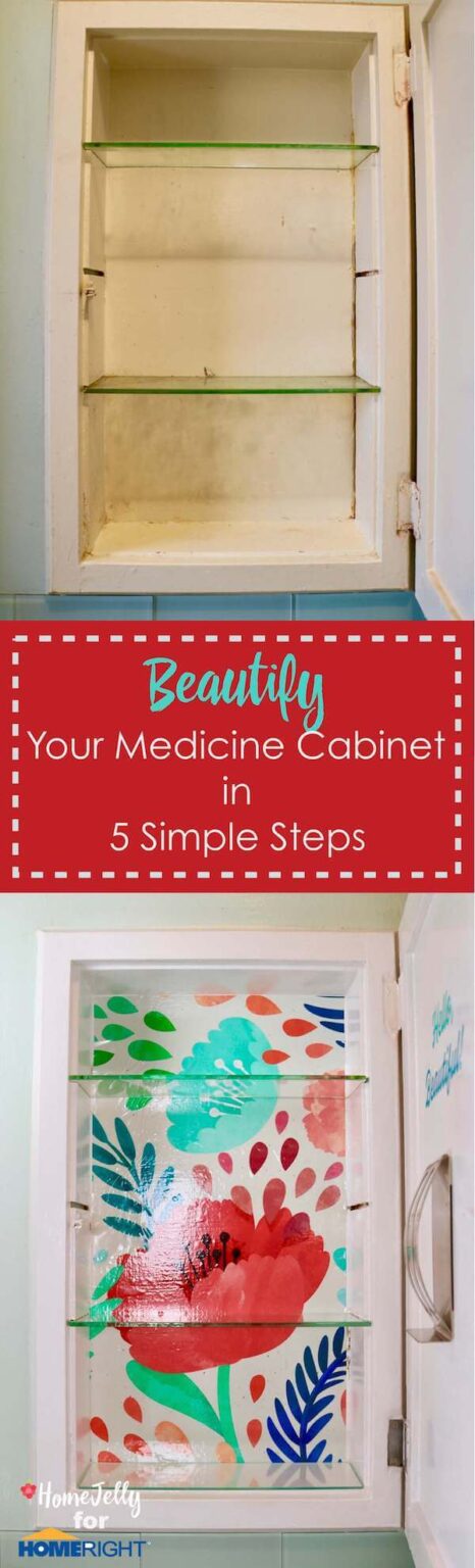Beautify Your Medicine Cabinet in 5 Simple Steps - HomeJelly